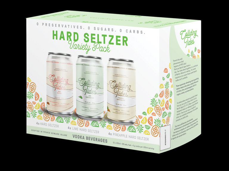 Colliding Tides Vodka Seltzer Variety 12-Pack - PEI Brewing Company